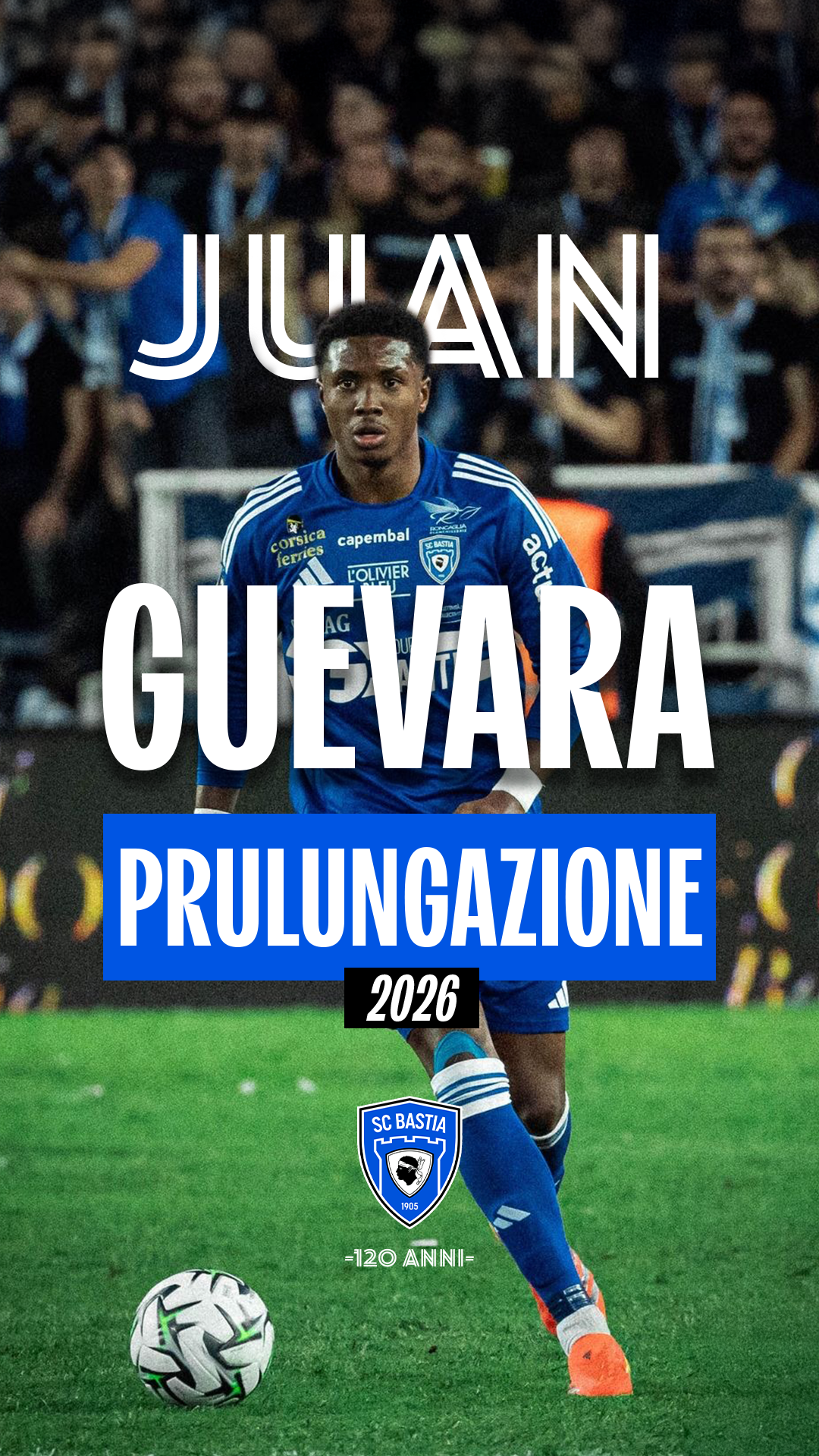 Prolongation du prêt de Juan Guevara