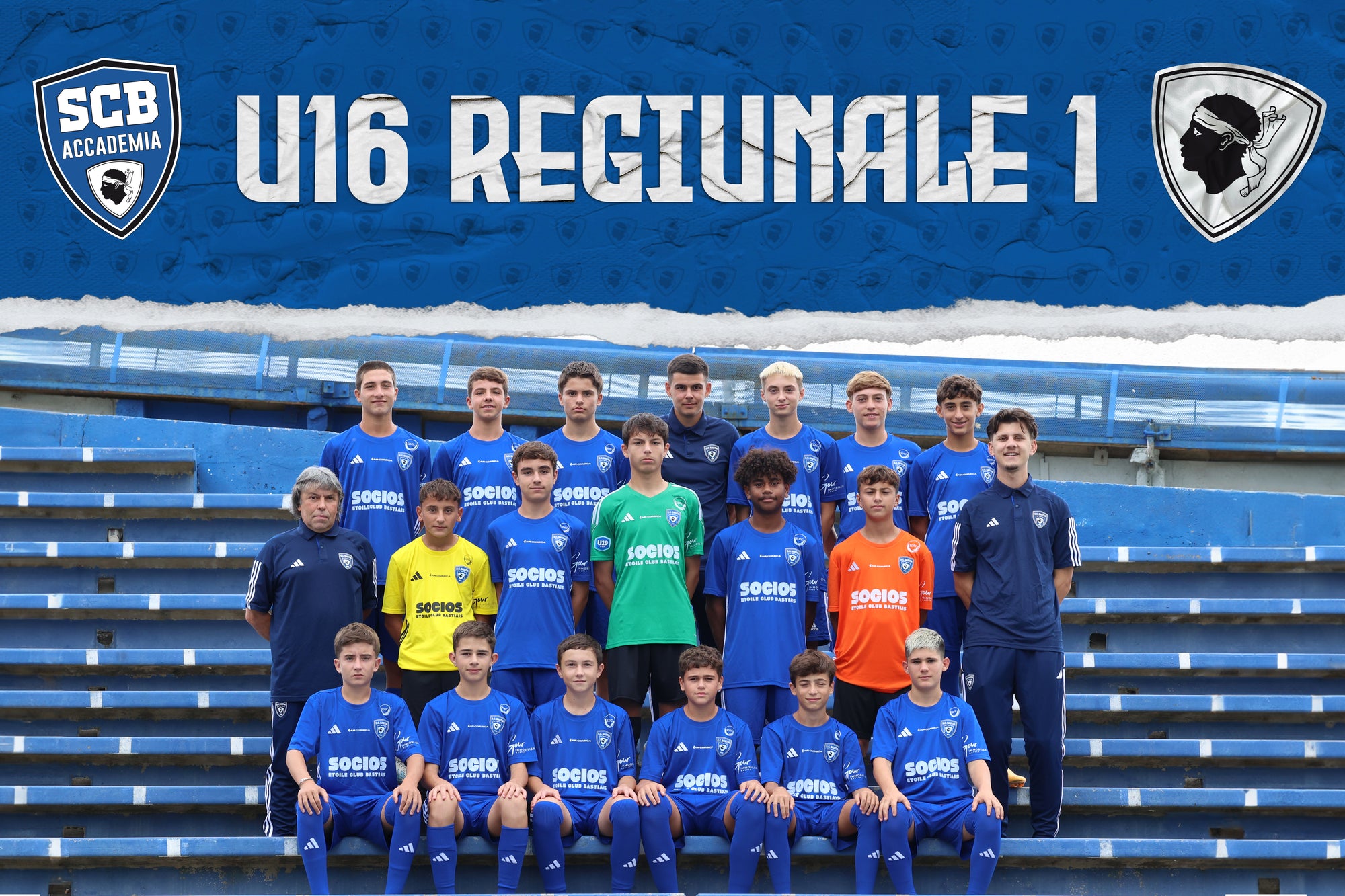 Effectif & Staff ( équipe U16 )
