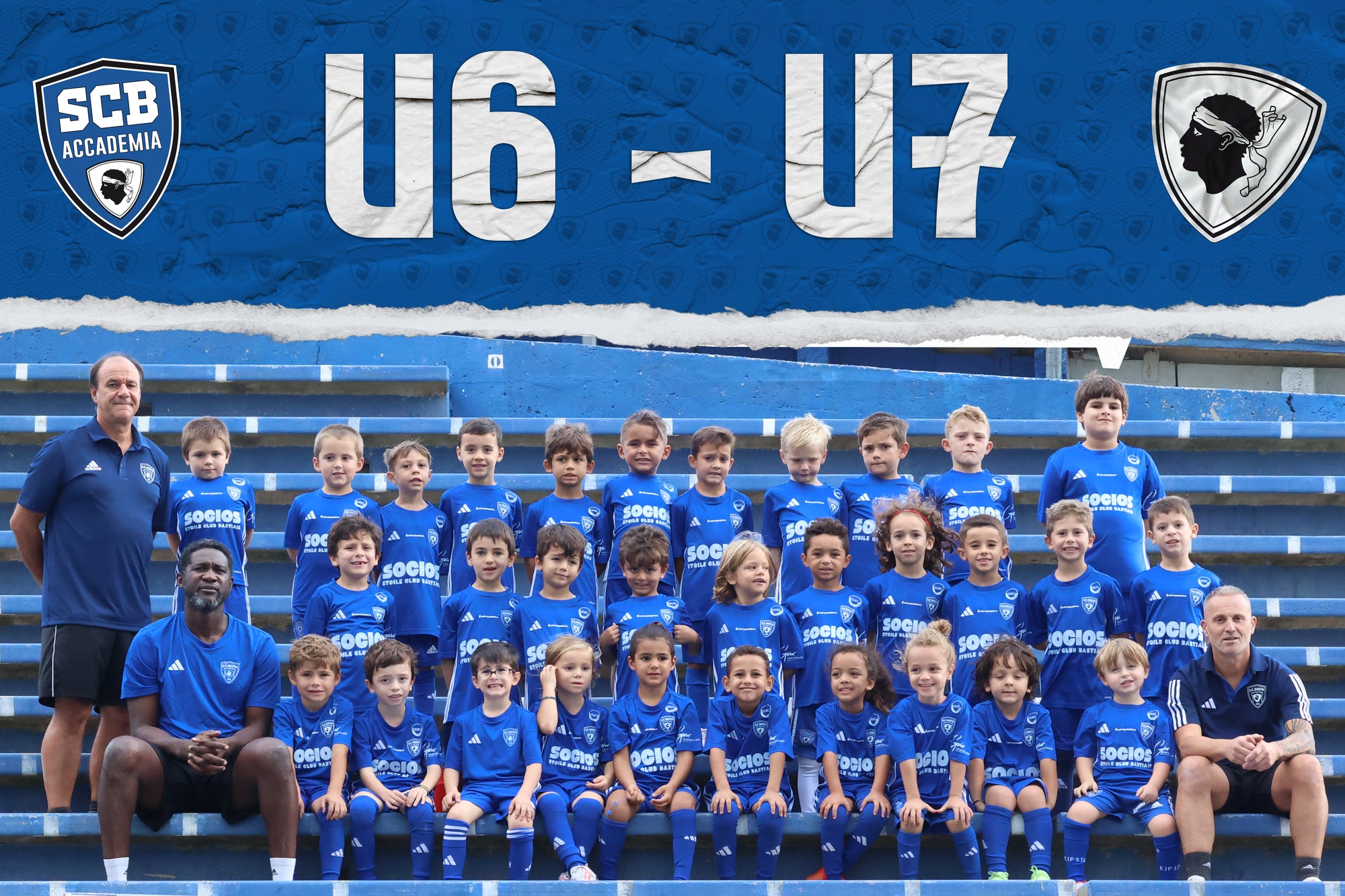 Effectif & Staff ( équipe U6 - U7 )